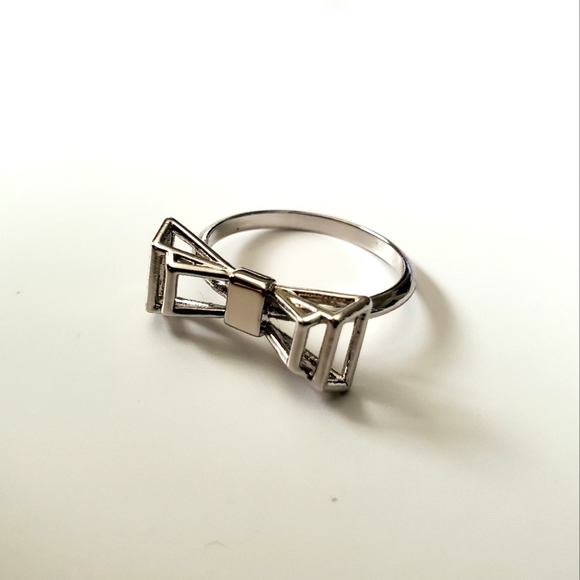 Ted Baker London | Jewelry | Ted Baker Silver Deco Bow Ring | Poshmark